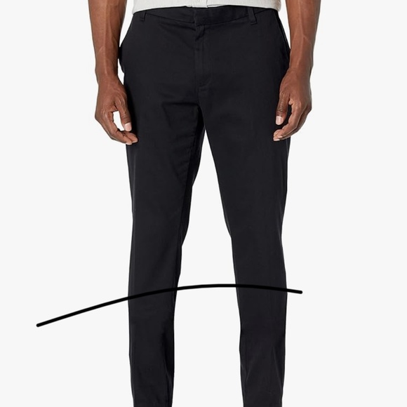 Amazon Essentials | Pants | Nwt Amazon Essentials Black Chino Style ...